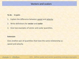 Motion 5 vectors introduction (shared) | PPTX