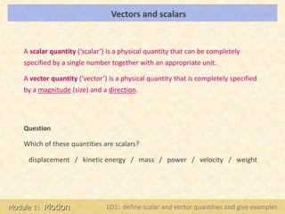 Motion 5 vectors introduction (shared) | PPTX