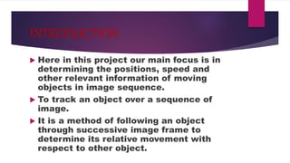 Motion analyser using image processing | PPT