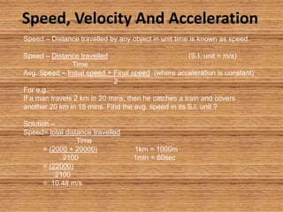 Motion and energy | PPTX