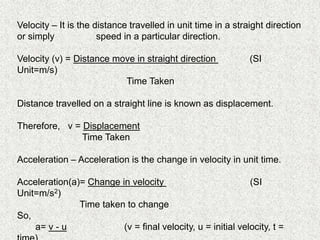 Motion and energy | PPTX