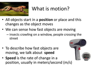 Motion and force | PPTX