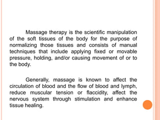 Motion and its applications to health sciences | PPTX