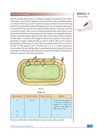 Motion and its description | PDF