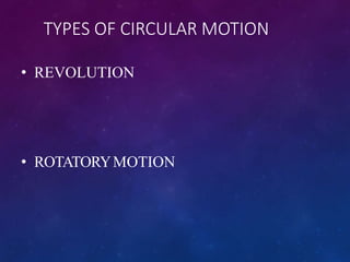 Motion and its types | PPTX