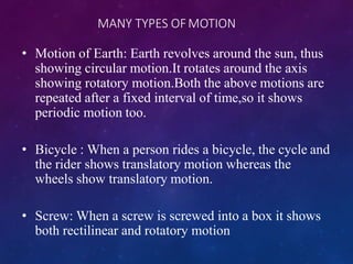 Motion and its types | PPT