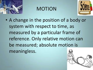 Motion Definition Science