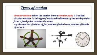 MOTION_AND_MEASUREMENT, Tpes of MotionPPT.pptx