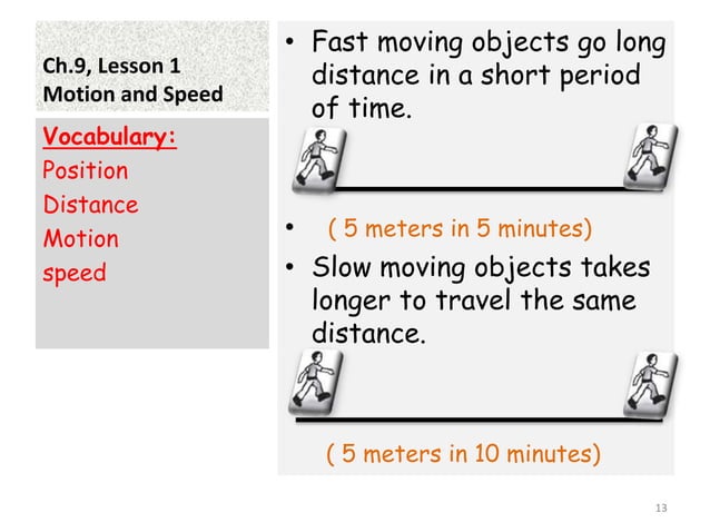 Motion and speed g3 | PPTX