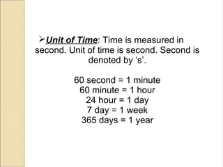 Motion,time and speed | PPT