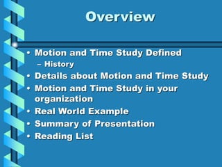 Motion and Time Study Presentation Mayra Calderon.ppt