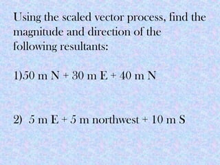 Motion and vectors regents | PPT