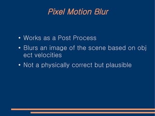 Motionblur | PDF