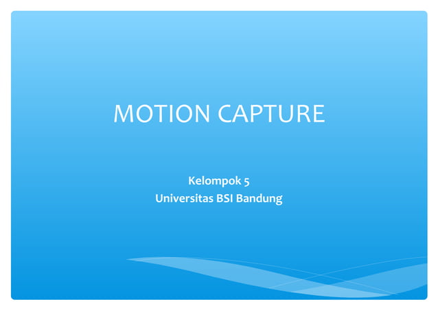 Motion capture | PPT
