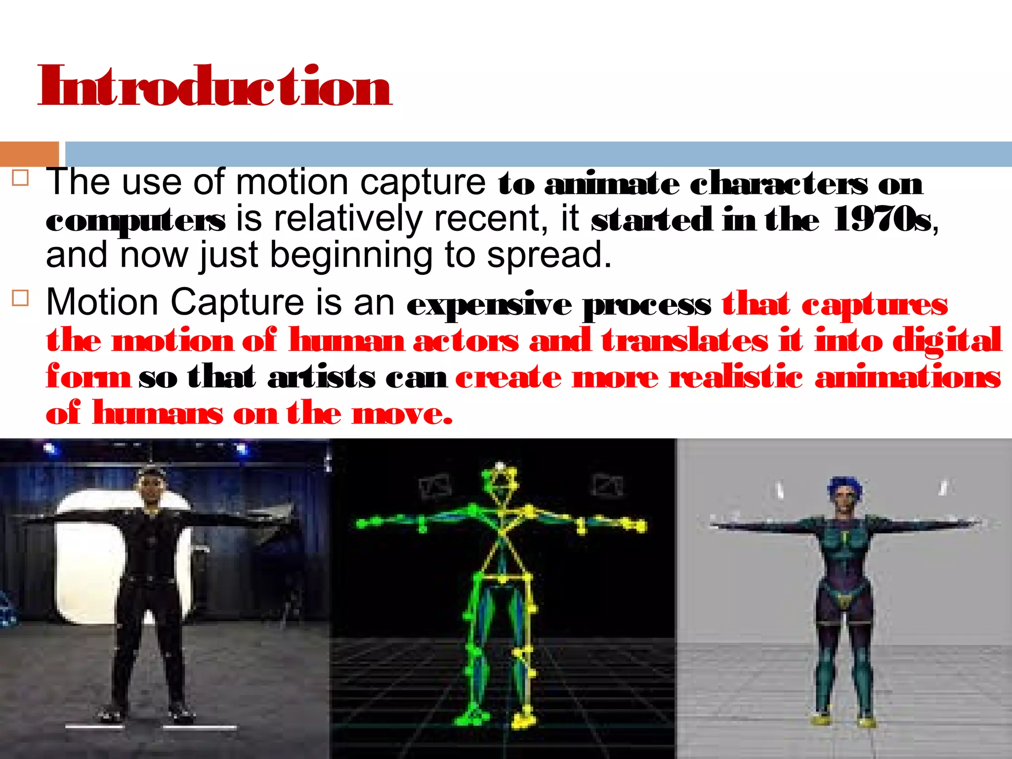 Motion capture by Rj | PPT