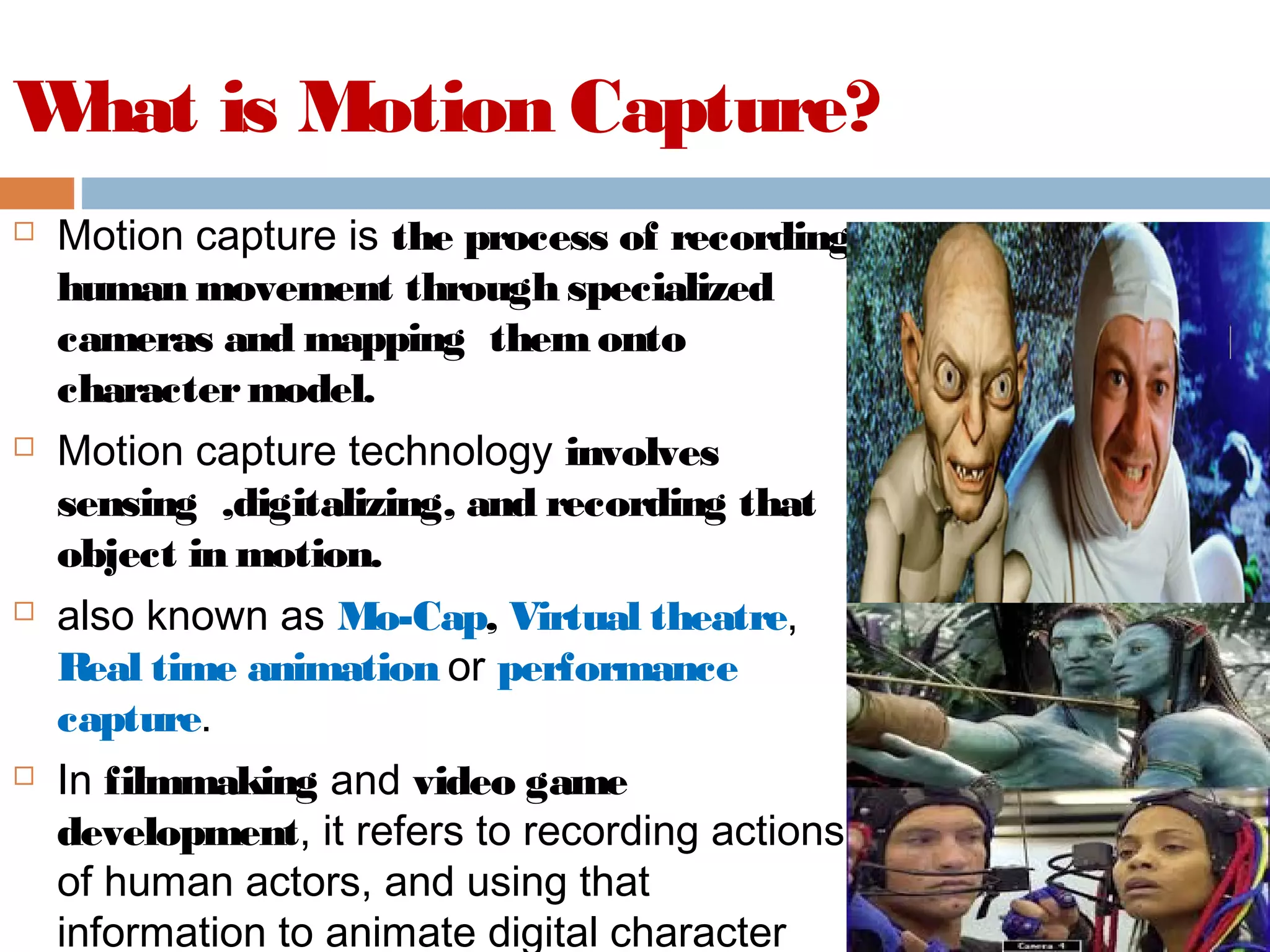 Motion capture by Rj | PPT
