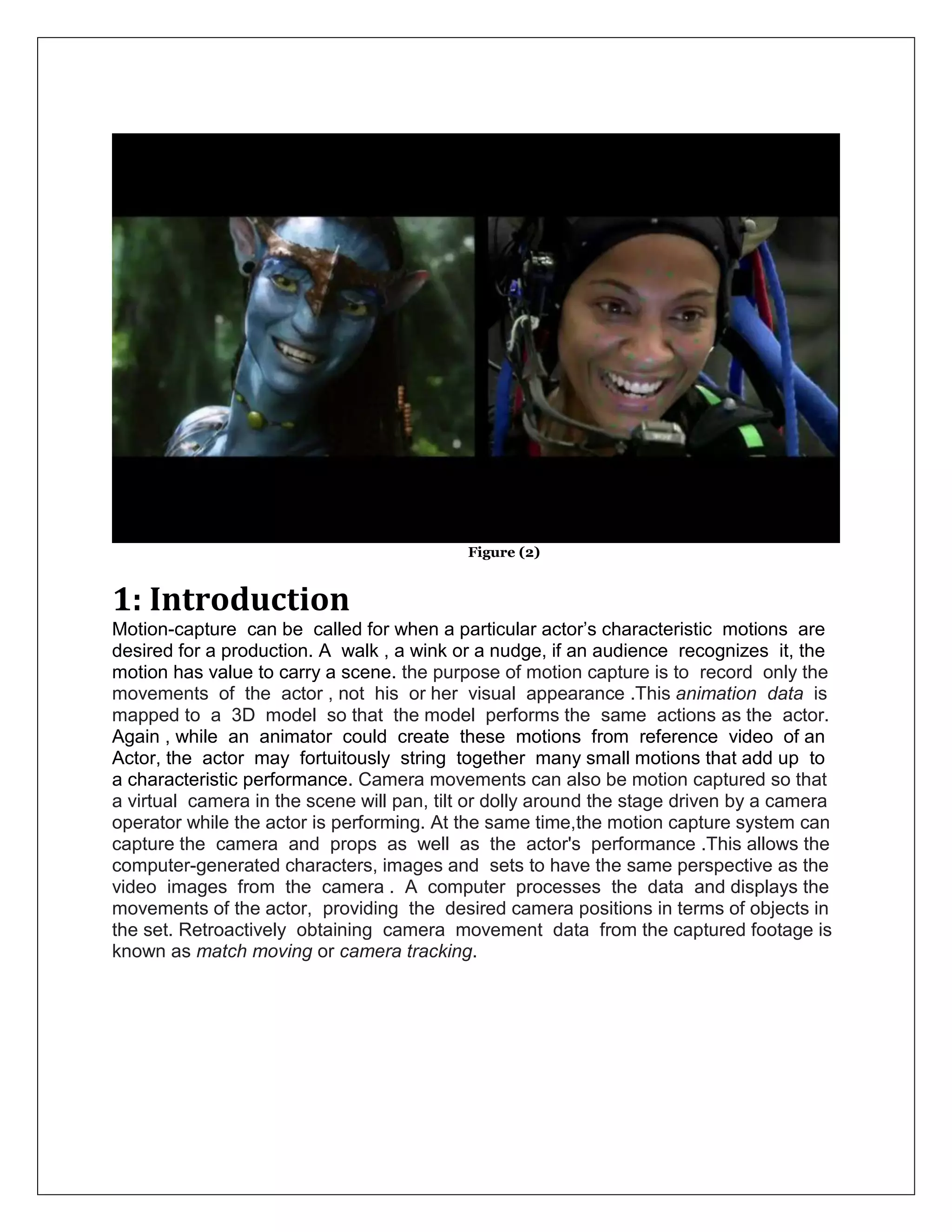 Motion capture process and systems | PDF