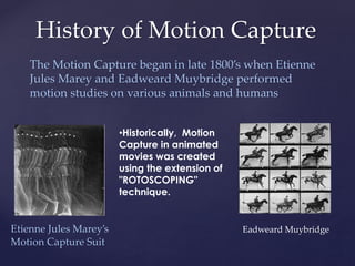 Motion capture technology | PPTX
