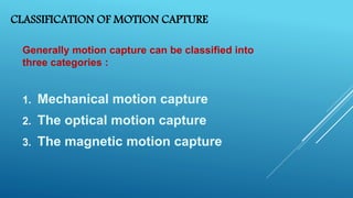 Motion capture technology | PPTX