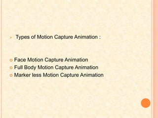 Motion Capture Technology | PPT
