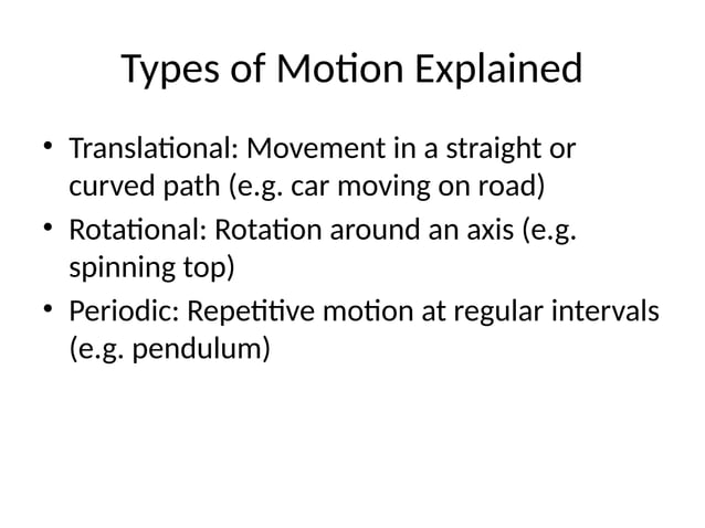 Motion Class 9 Physics notes for exams.pptx