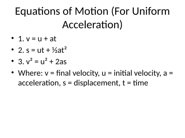 Motion Class 9 Physics notes for exams.pptx
