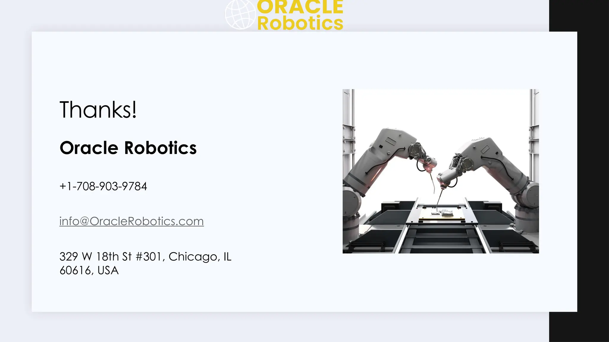 Motion Controllers for Robotics - Oracle Robotics | PPT