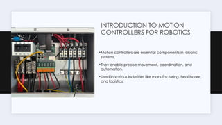 Motion Controllers for Robotics - Oracle Robotics | PPT