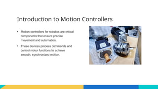 Motion Controllers for Robotics - Oracle Robotics | PPT