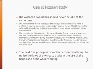 Motion economy work design_ | PPT
