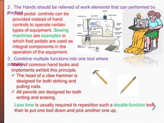 Motion economy work design by selman kaymaz | PPTX