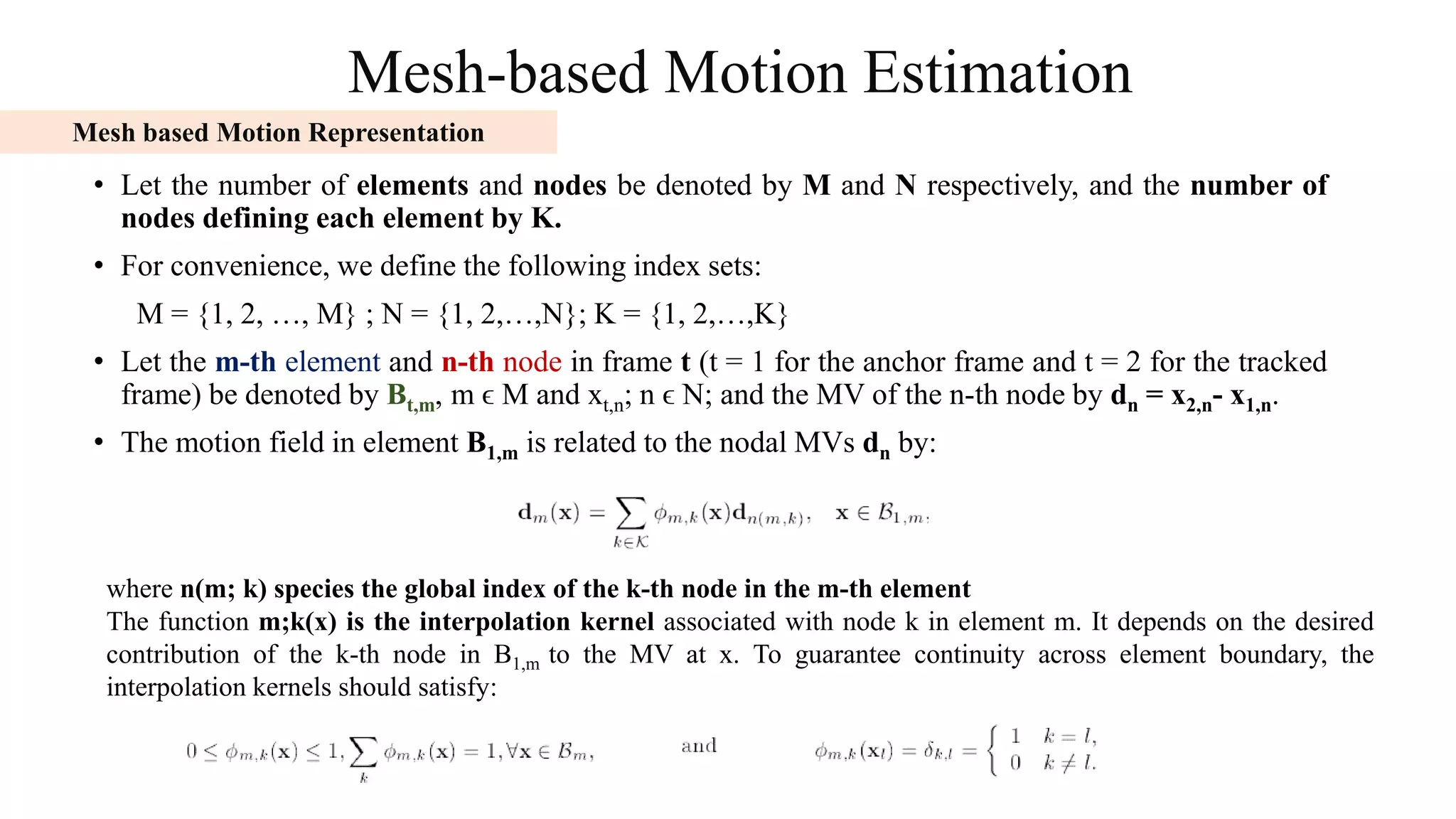 Motion Estimation Umit 5 Iipdf 3 D Graphics Computer Software And Applications