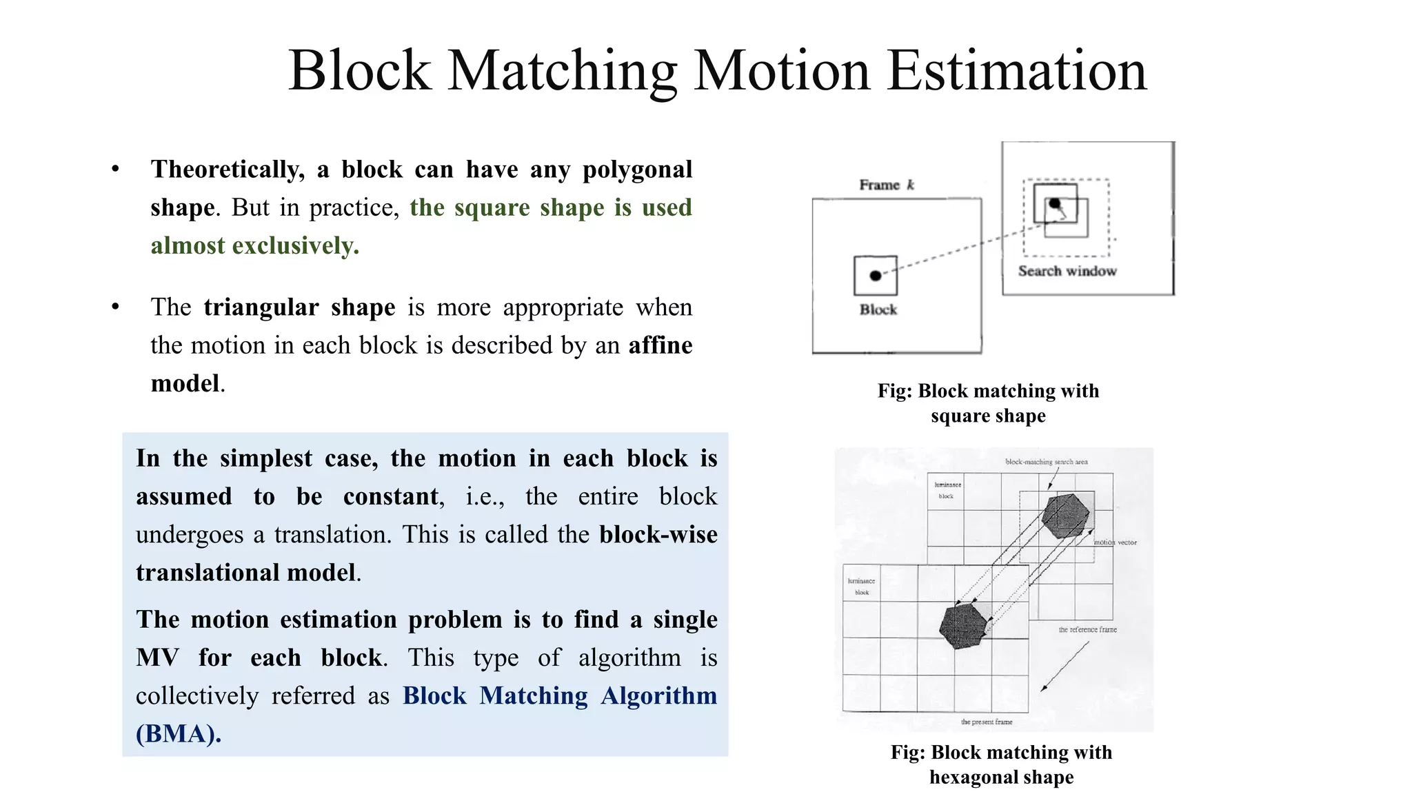 Motion Estimation Umit 5 Iipdf 3 D Graphics Computer Software And Applications