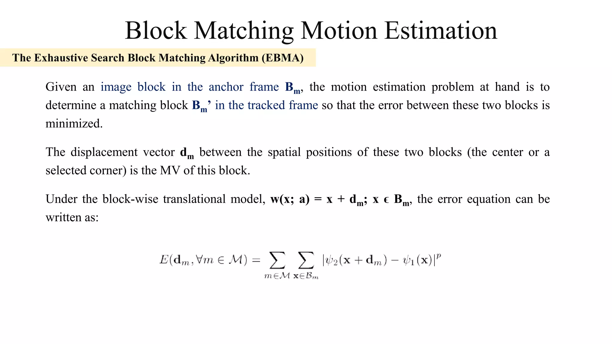 Motion Estimation Umit 5 Ii Pdf 3 D Graphics Computer Software