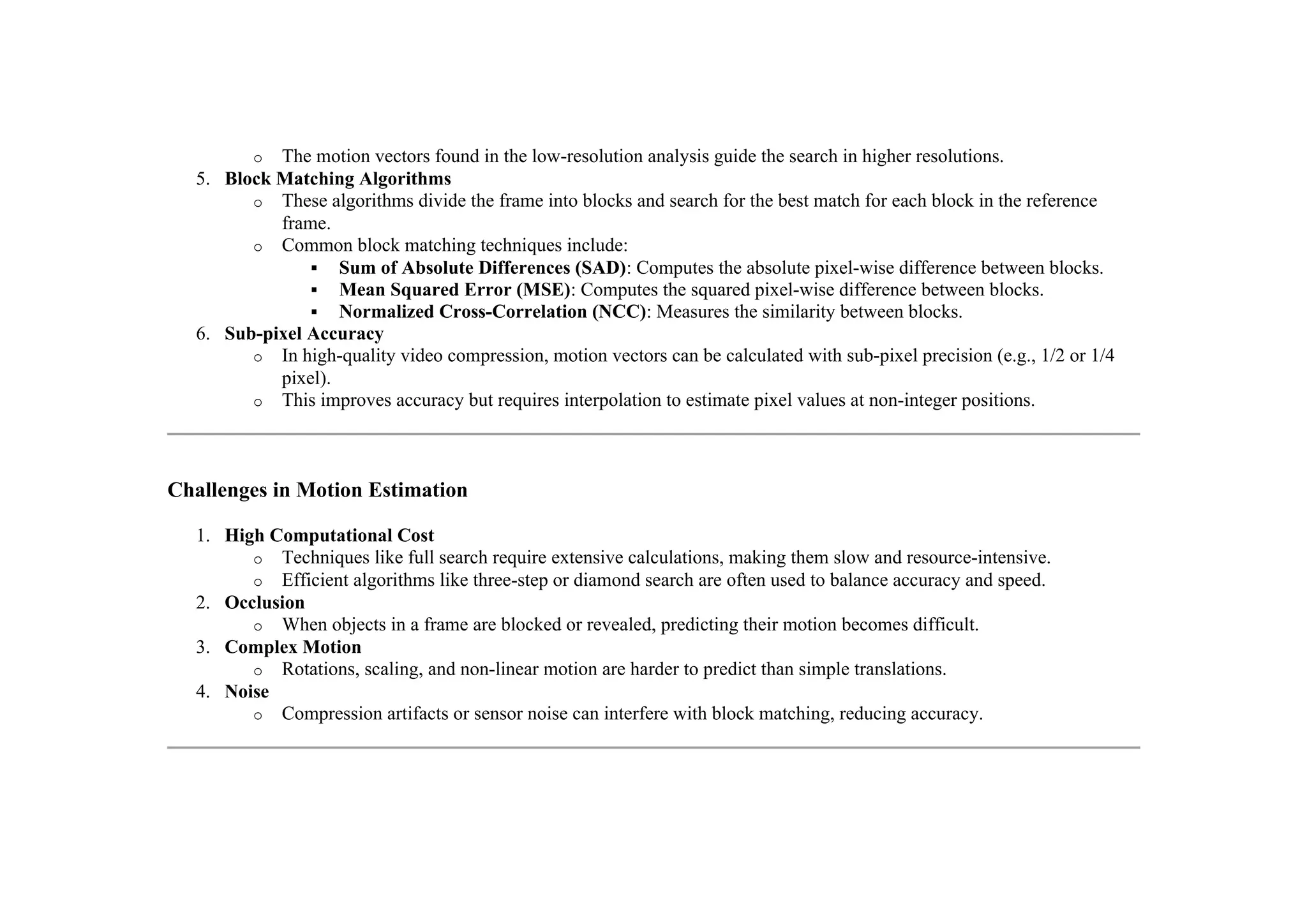 Motion Estimation Techniques in Video Compression.docx