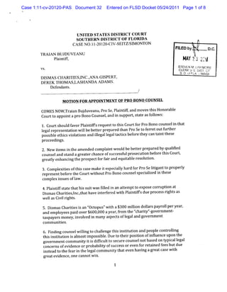 Motion for appointment of pro bono counsel | PDF