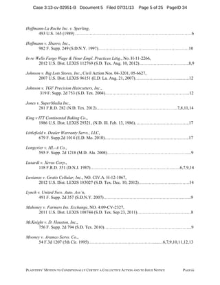 MOTION TO CONDITIONALLY CERTIFY A COLLECTIVE ACTION AND TO ISSUE NOTICE | PDF