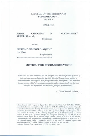Motion for reconsideration | PDF