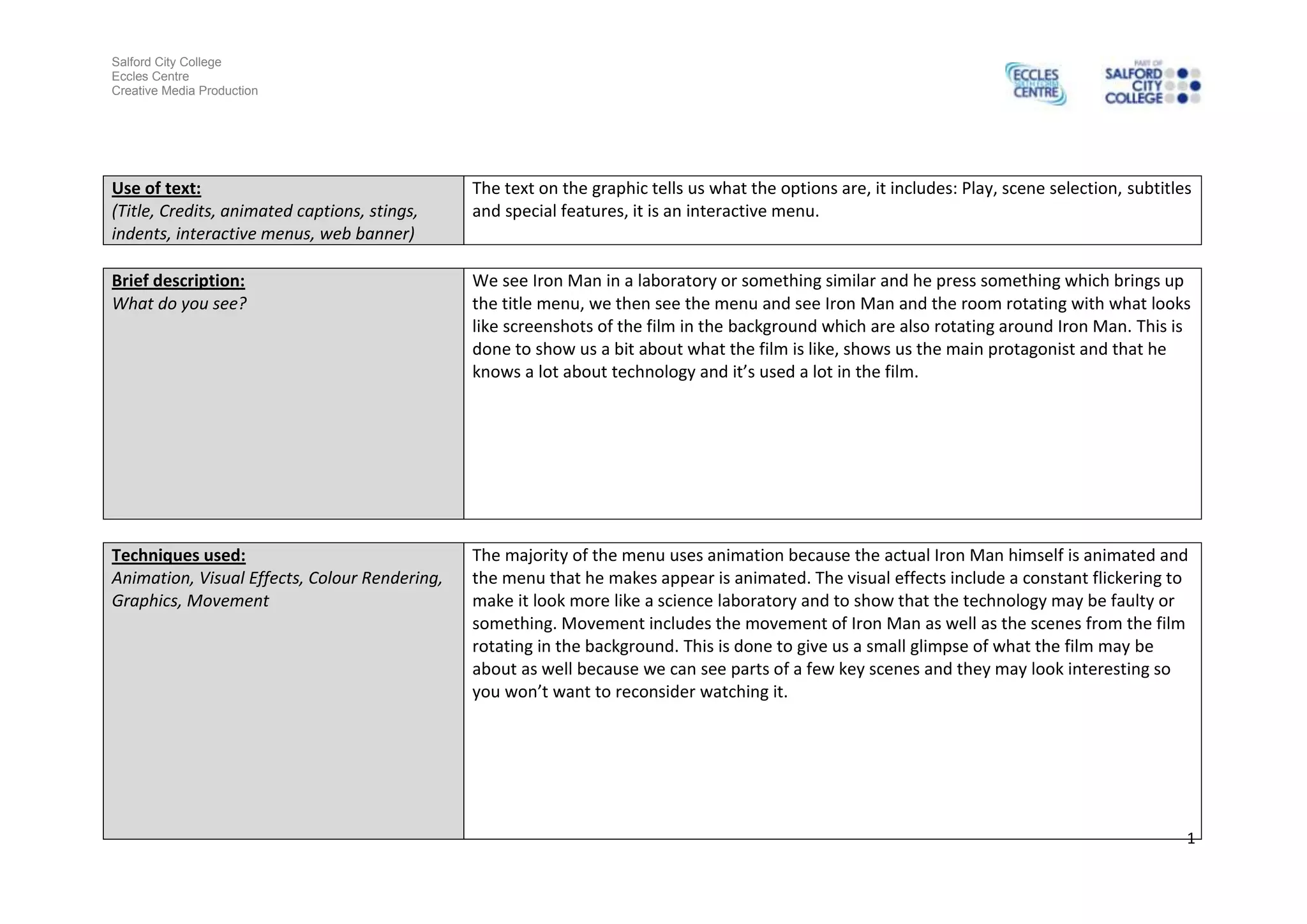 Motion graphics and_compositing_video_analysis_worksheet | DOCX