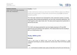 Motion Graphics and Compositing Video Analysis Worksheet | DOCX