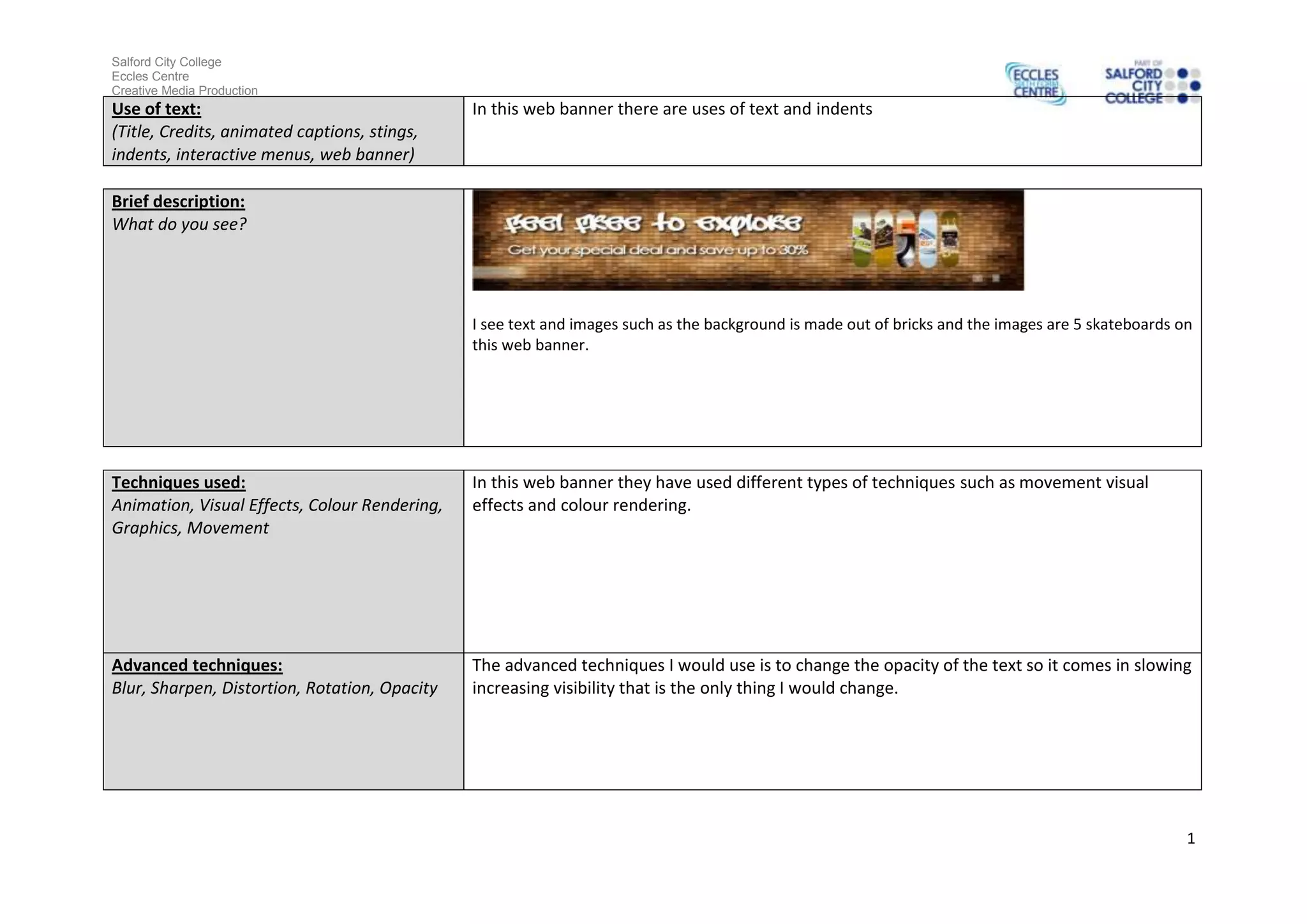 Motion graphics and_compositing_video_analysis_worksheet 1 | DOCX