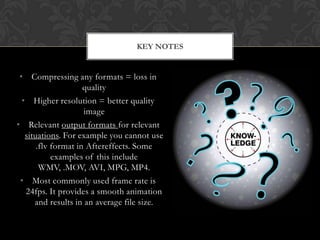 Motion graphics Research Overview | PPTX | Computer Animation ...