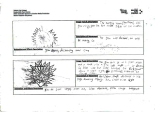 Motion Graphics Storyboards | PPT