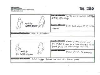 Motion Graphics Storyboards | PPT