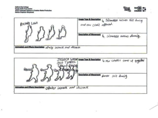 Motion Graphics Storyboards | PPTX