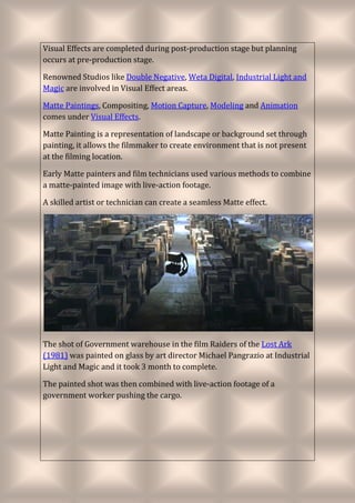 Motion Graphics Vs VFX | PDF