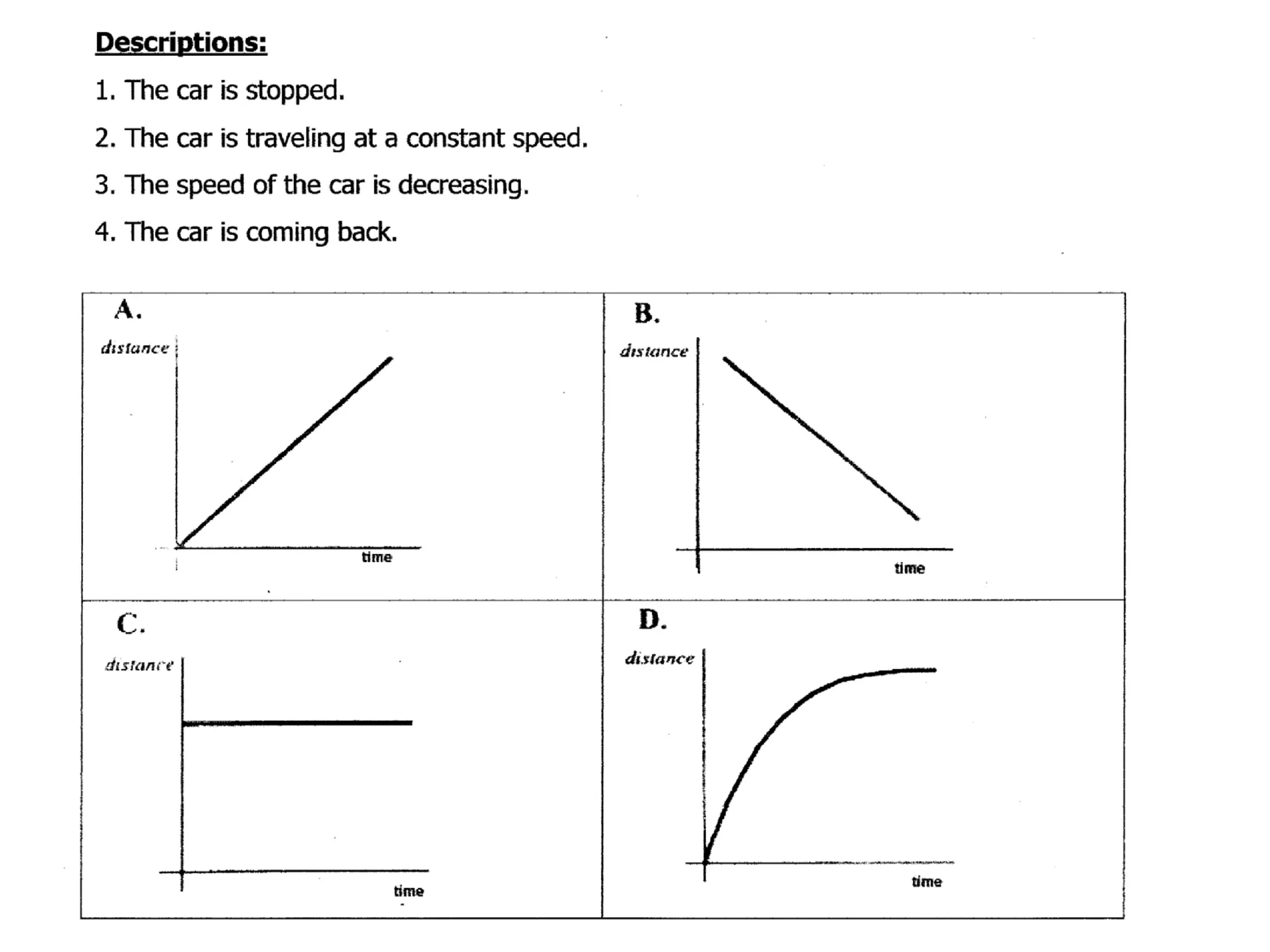Motion graph practice | PPT