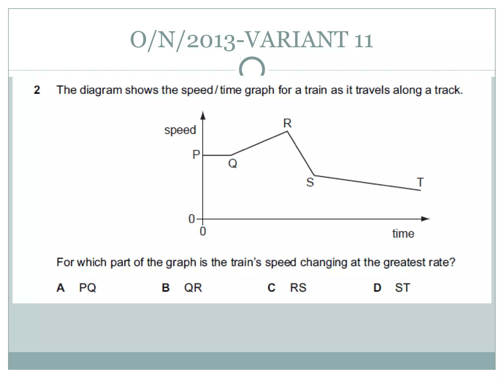 Motion graphs-speed, velocity and acceleration graphs | PPT