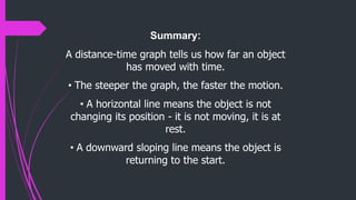 motion graphs distance time graphs .pptx