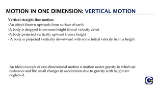 Motion in 1D Variable Acceleration problems | PPTX